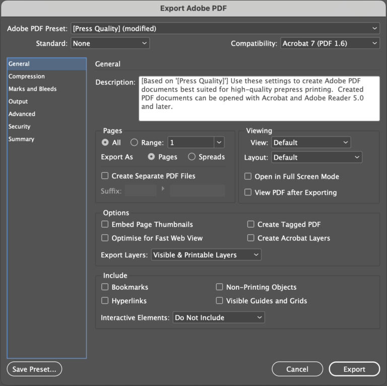 How to Export Files Using Adobe InDesign | Visual Guide | Imago