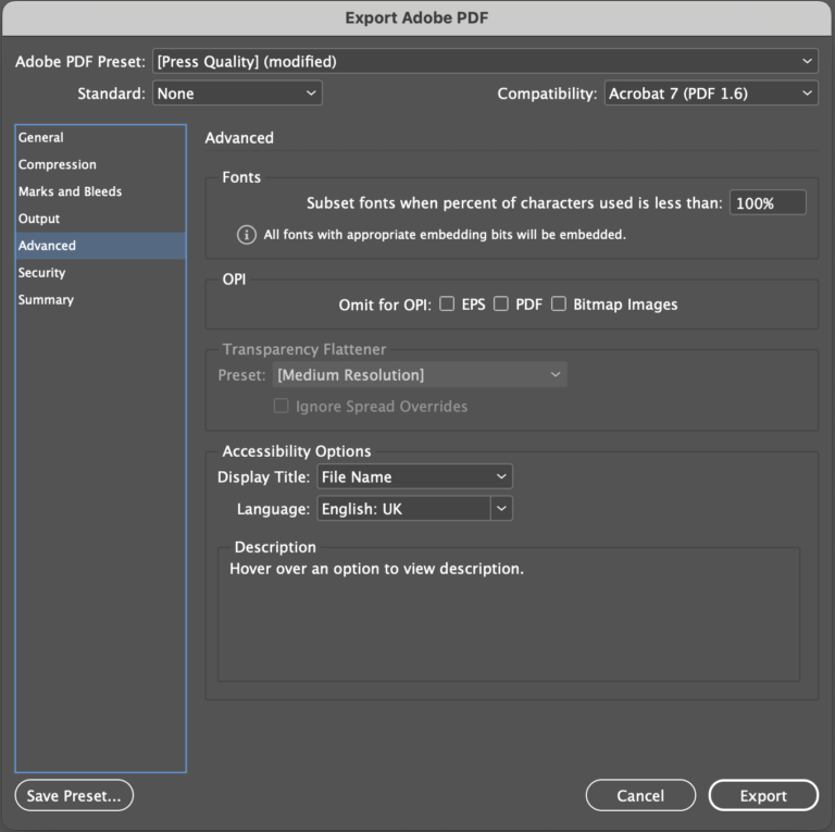 How to Export Files Using Adobe InDesign | Visual Guide | Imago